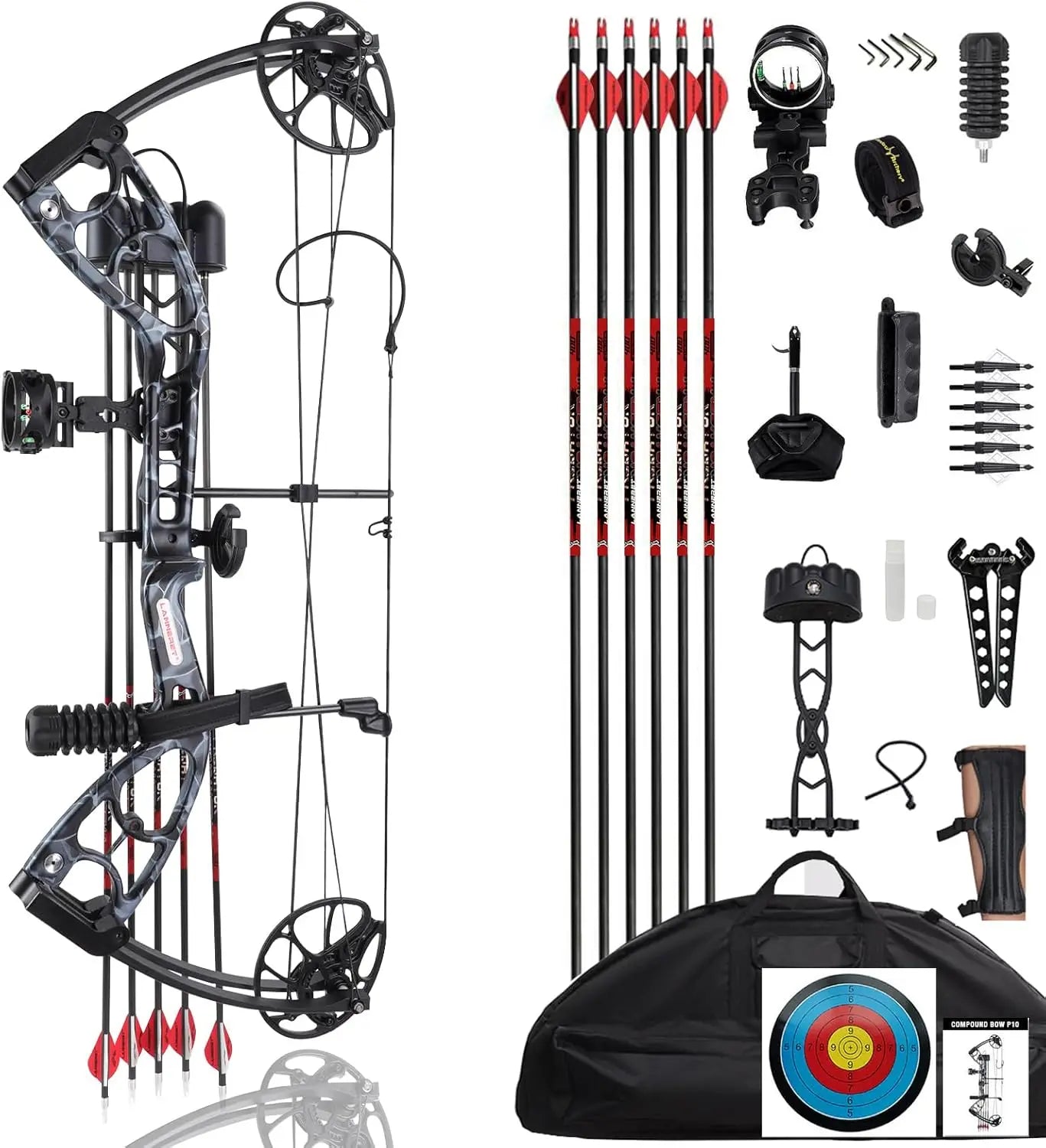 Compound Bow Archery Set - Right Hand Archery Compound Bows 30-70 lbs ...