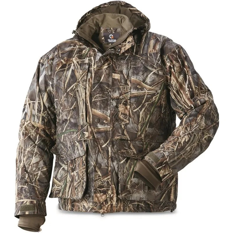 Guide Gear Men’s Waterfowl Hunting Camo Jacket Waterproof and Insulate ...